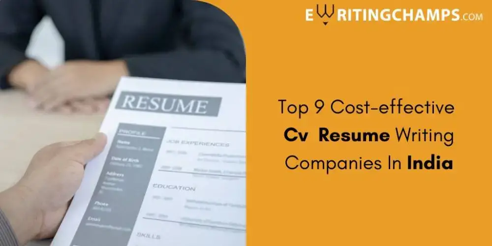 Top 9 Cost-effective Cv / Resume Writing Companies In India